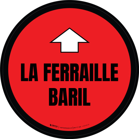 La Ferraille Baril Étage Signe | Creative Safety Supply