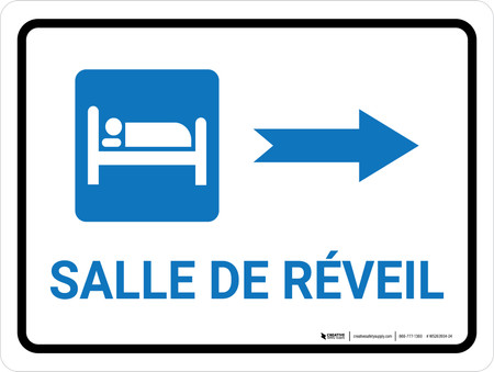 Salle de réveil, Flèche de Droite (Recovery Room Right Arrow)Landscape ...