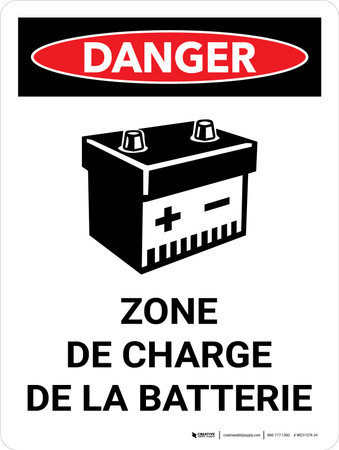Danger: Recharge de la Batterie de la Zone (Danger: Battery Charging ...