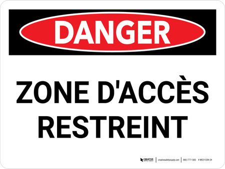 Danger: Zone Interdite (Danger: Restricted Area) Landscape French ...