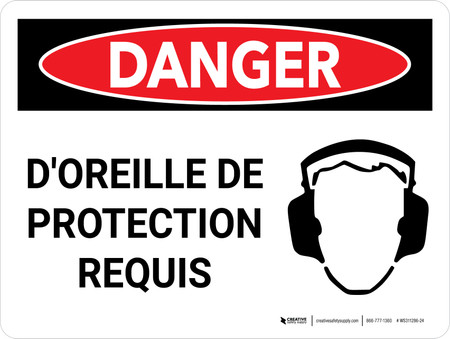 Danger: D'Oreille De Protection Requis (Danger: Ear Protection Required ...