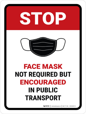 Stop: Face Mask Not Required But Encouraged In Public Transport ...