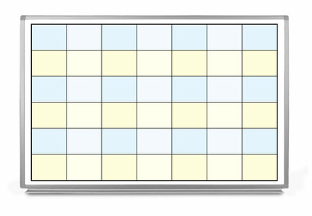 Color Grid Dry Erase Board