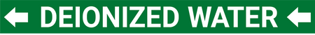 Deionized Water Pipe Labels| Affordable Pre-Printed Pipe