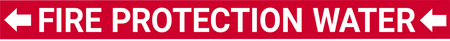 Pre-Printed Fire Protection Water Pipe Marking Labels