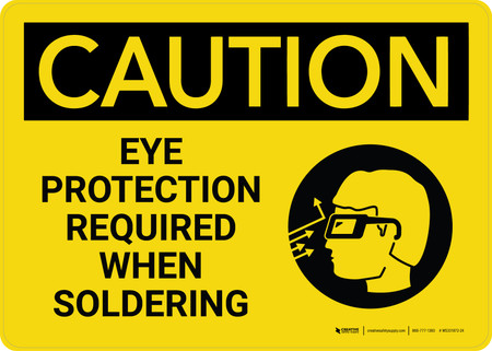 Caution: Eye Protection Required When Soldering with Icon Landscape ...