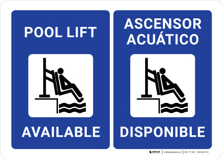 Pool and Spa Users Must Shower Before Entering Portrait - Wall Sign