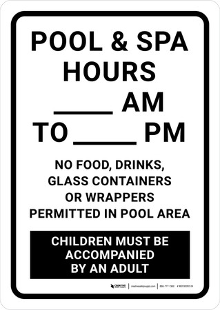 Pool Lift Available Bilingual Spanish Landscape - Wall Sign