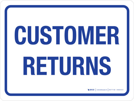 Customer Returns Landscape - Wall Sign