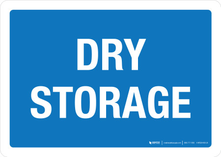 Dry Storage Landscape - Wall Sign