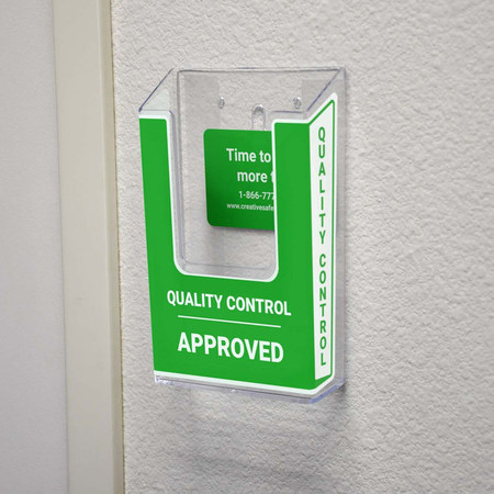 Quality Control (Approved) - Tag Holder | Creative Safety Supply