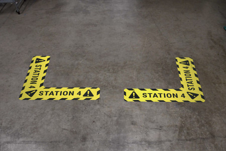 Station 4 - Floor Sign Corner