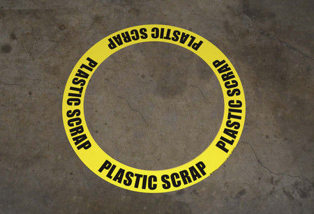 Plastic Scrap - Circular Floor Sign Ring