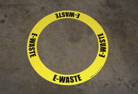 E-Waste - Circular Floor Sign Ring