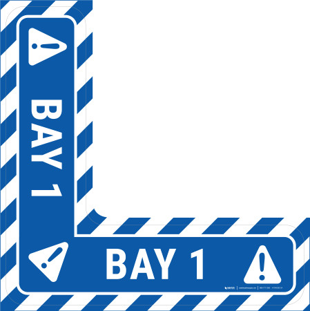 Bay 1 - Floor Sign Corner