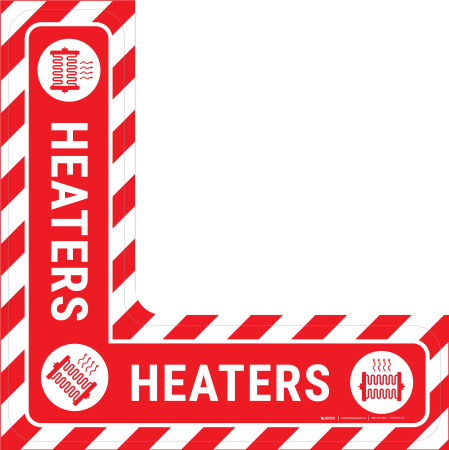 Heaters - Floor Sign Corner