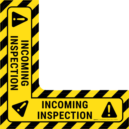 Incoming Inspection - Floor Sign Corner
