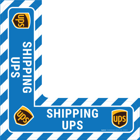 Shipping UPS - Floor Sign Corner