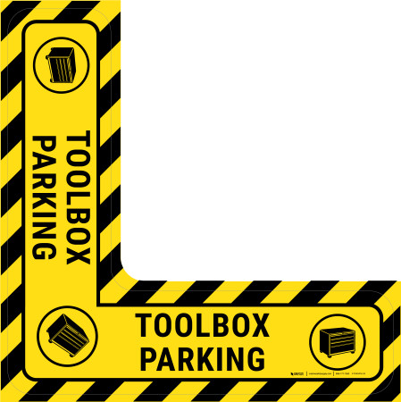 ToolBox Parking - Floor Sign Corner