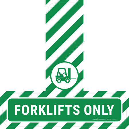 Forklifts Only - Floor Sign T's