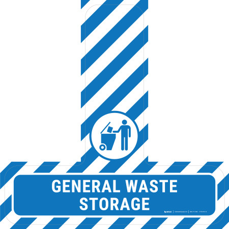 General Waste Storage - Floor Sign T's