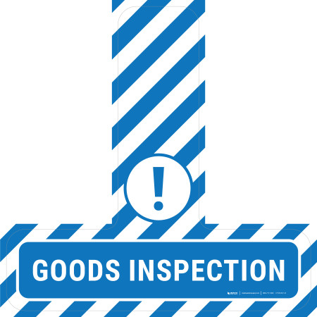 Goods Inspection - Floor Sign T's