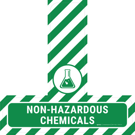 Non-hazardous Chemicals - Floor Sign T's