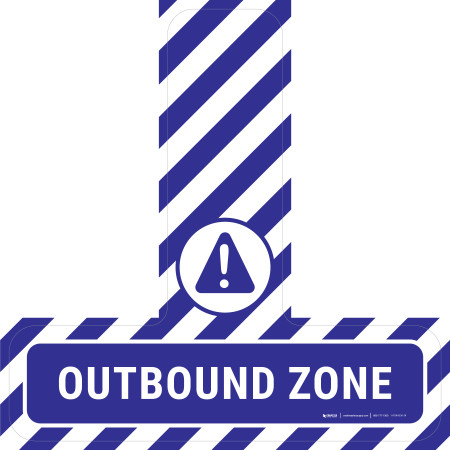 Outbound Zone - Floor Sign T's
