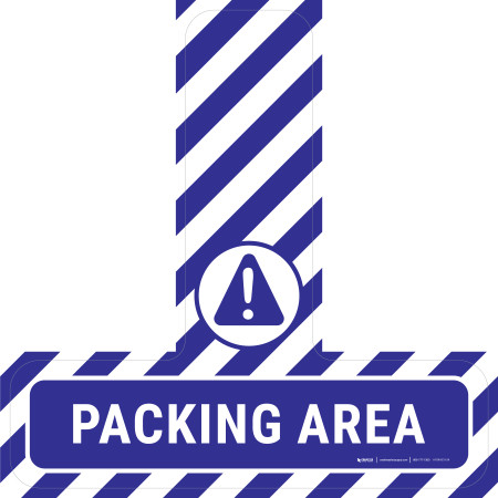Packing Area - Floor Sign T's