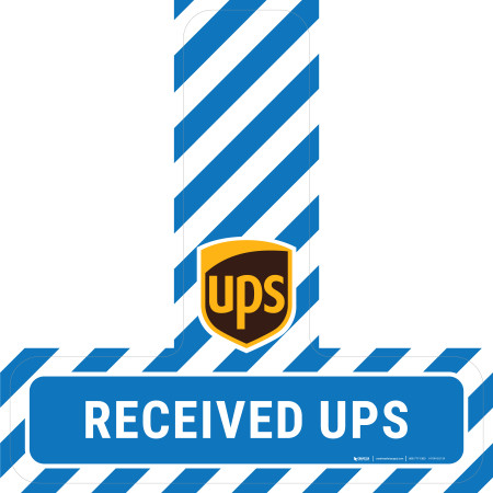Received UPS - Floor Sign T's | Creative Safety Supply