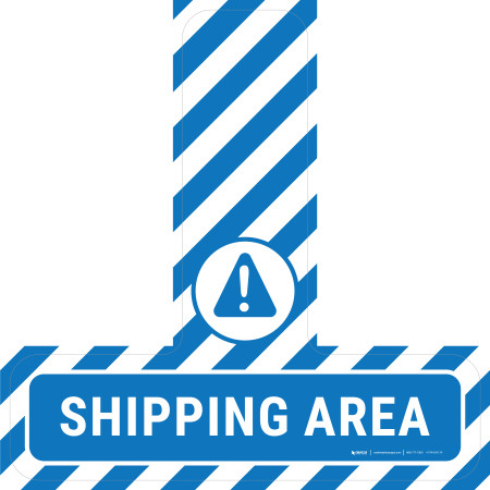 Shipping Area - Floor Sign T's