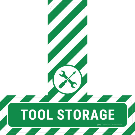Tool Storage - Floor Sign T's
