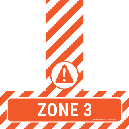 Zone 3 - Floor Sign T's