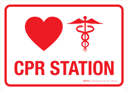 CPR Station Landscape - Wall Sign