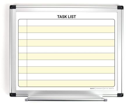 Task List - 14X11 Dry Erase Whiteboard | Creative Safety Supply