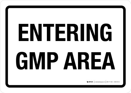 Entering GMP Area Landscape - Wall Sign
