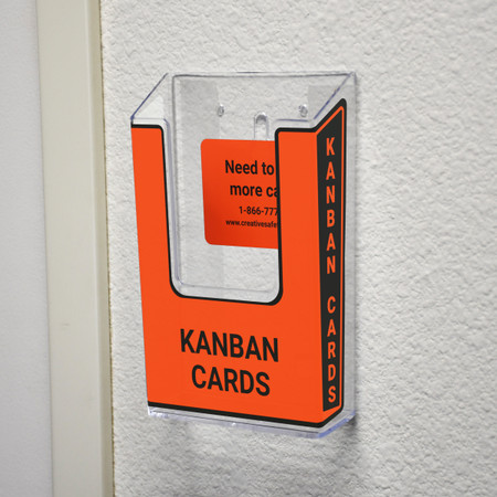 Orange Kanban - Tag Holder | Creative Safety Supply