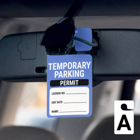 Temporary Parking Permit - License No/Exp Date/Name - Car Permit ...