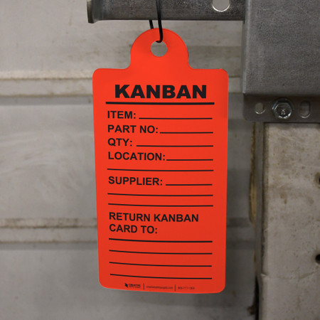 Kanban Red - Hang Tag | Creative Safety Supply
