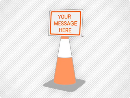 Create Custom Cone Sign