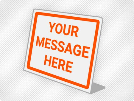 Custom Desktop Sign - Creative Safety Supply