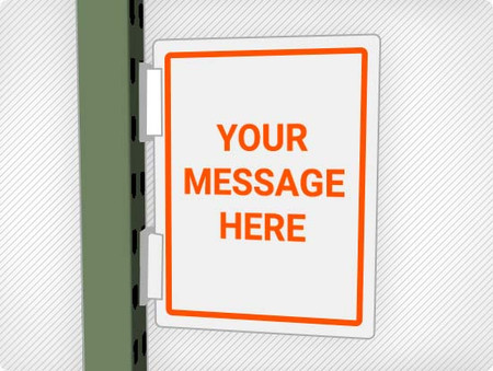 Custom Rack Mounted Sign - Creative Safety Supply