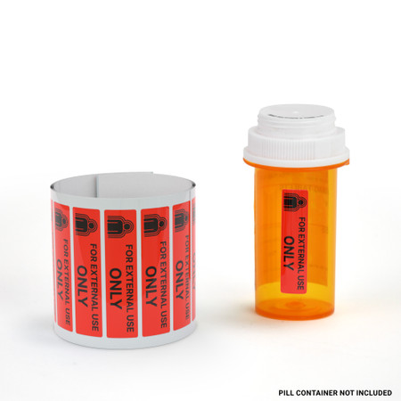 For External Use Only - Pharmaceutical Auxiliary Label