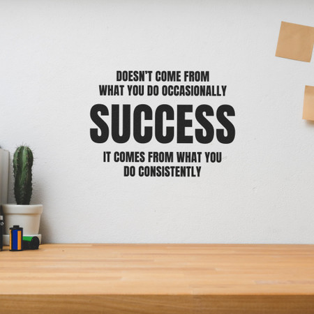 Success Doesn't Come From You Do Occasionally It Comes From What You Do ...