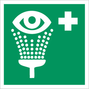 Eyewash Station Safe Condition - IMO Glow Label