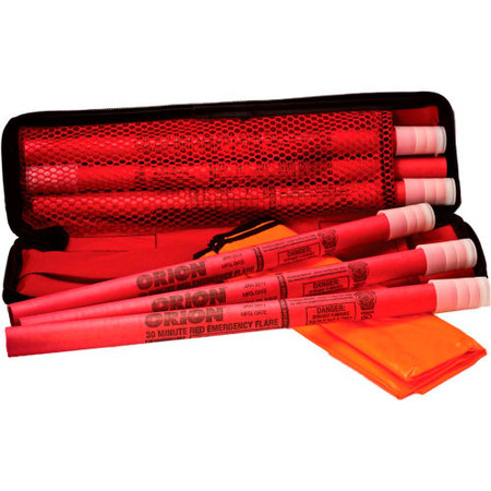 Original Highway Road Flare Kit, 30 Minute Capacity, 6-Pack