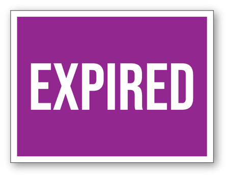 Expired - Shipping Label