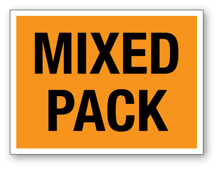 Mixed Pack Orange - Shipping Label