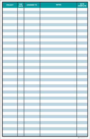 5S Project Portrait Whiteboard