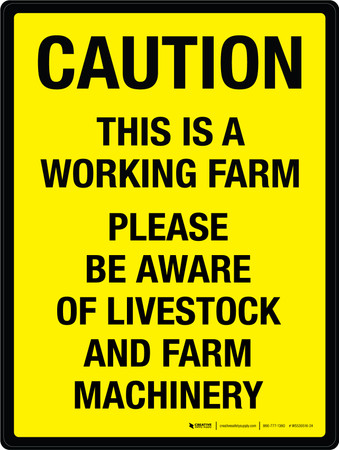 Caution: This Is A Working Farm - Please Be Aware Of Livestock And Farm ...
